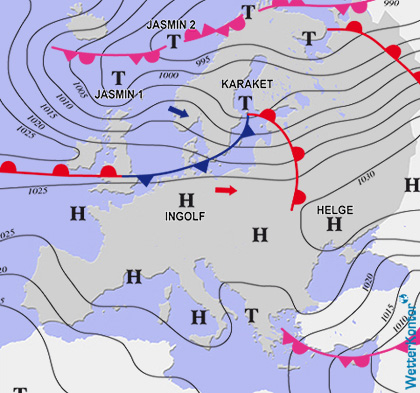 Aktuelle Wetterlage - WetterKontor